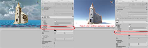 unity standard shader occlusion maps not working stopped working in multiple scenes