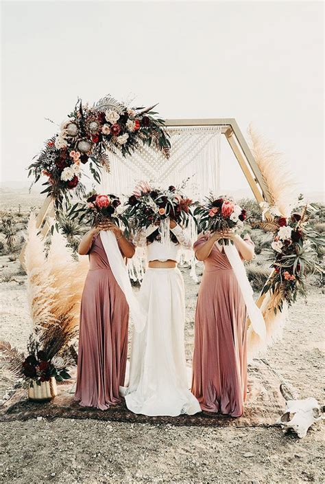 Colors Wedding Dusty Rose And Gold Rustic Fall Wedding Semi Naked