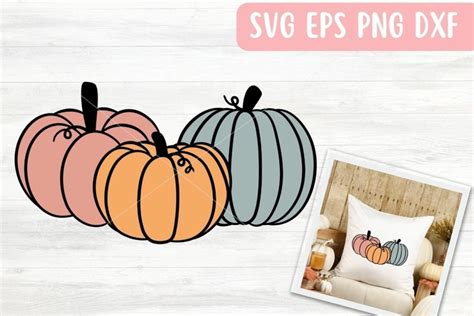 Layered Pumpkins Svg Cut File