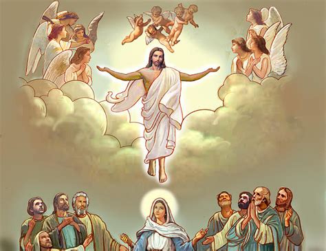 A Ascensão do Senhor é a sua entrada na glória e a exaltação humana