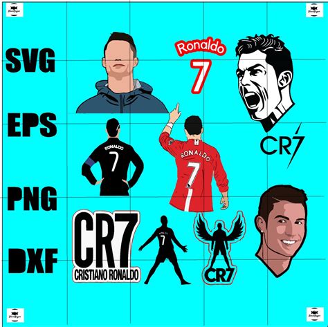 Cristiano Ronaldo Svg CR7 Svg Laser Cut Files Cricut Etsy Ireland