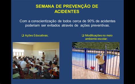 PROFESSOR THYAGO CHAVES PREVENÇÃO DE ACIDENTES INFANTIS NA ESCOLA