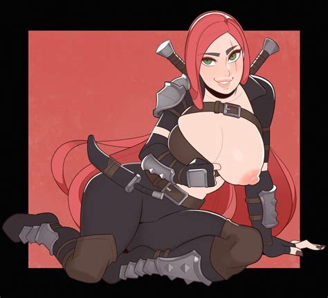 Katarina Popping One Out Splashbrush League Of Hentai