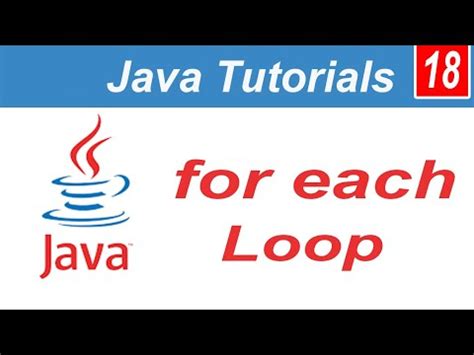 For Each Loop In Java YouTube