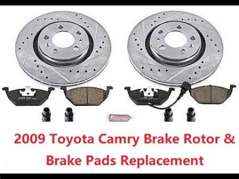 Toyota Camry Brake Rotor And Brake Pads Replacement Youtube