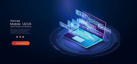 software development programming coding vector concept technology concept programming web banner