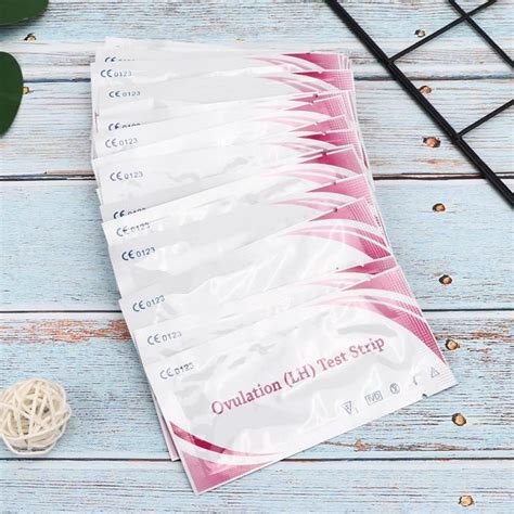 Pwshymi Bandelettes De Test D Urine LH Bandelette De Test D Ovulation