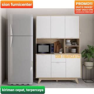 Jual Lemari Dapur Minimalis 3 Pintu Lemari Microwave Lemari Makan
