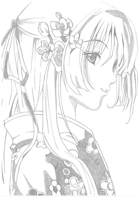 Anime Ausmalbilder Malvorlage Gratis