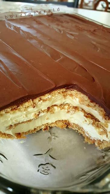 No Bake Chocolate Eclair Ice Box Cake Recipes 2 Day