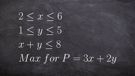 how to maximize an objective function for linear programming youtube