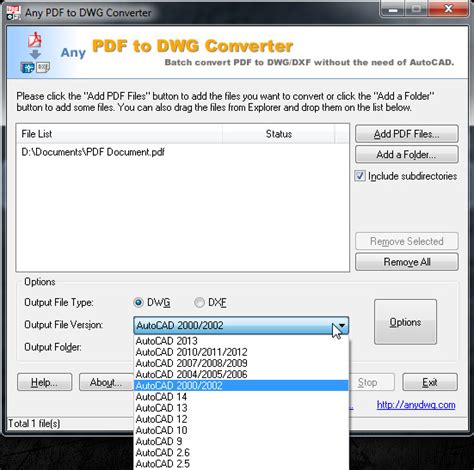 How To Convert Pdf To Dwg With Pdf To Dwg Converter