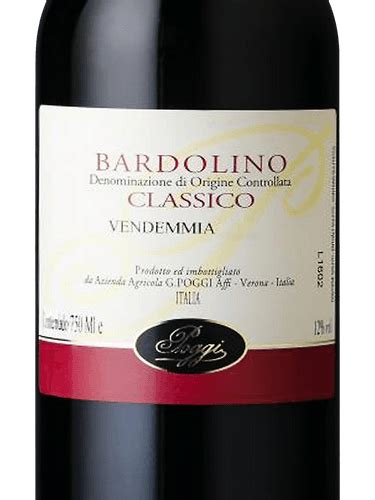 Poggi Bardolino Classico Vivino US