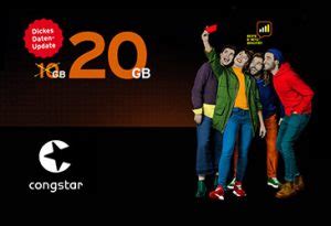 Congstar Allnet Flat L Mit Zus Tzlichem Datenvolumen Und Lte Option