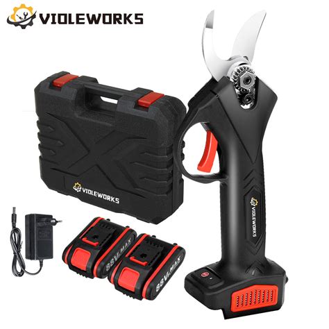 Sécateur électrique VIOLEWORKS sans fil 88V 500W 30mm max en coffret