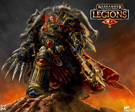 Horus The Warmaster Art By Israel Llona 40K Gallery