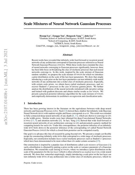 scale mixtures of neural network gaussian processes deepai