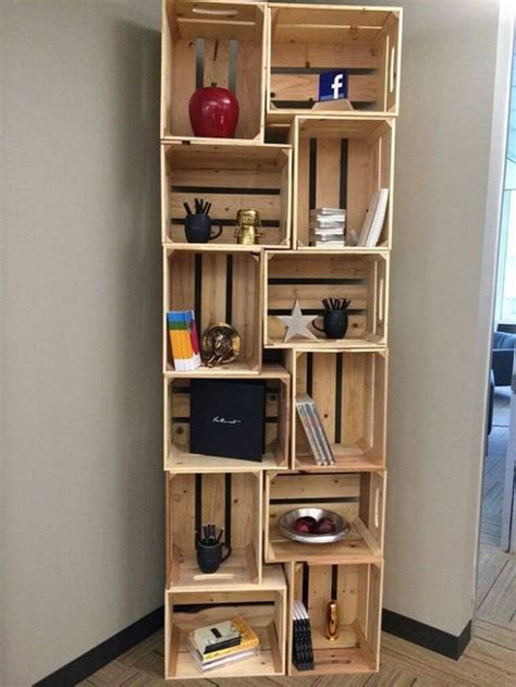ÉSTOS SON LOS MUEBLES QUE PUEDES HACER CON CAJAS DE MADERA RECICLADAS
