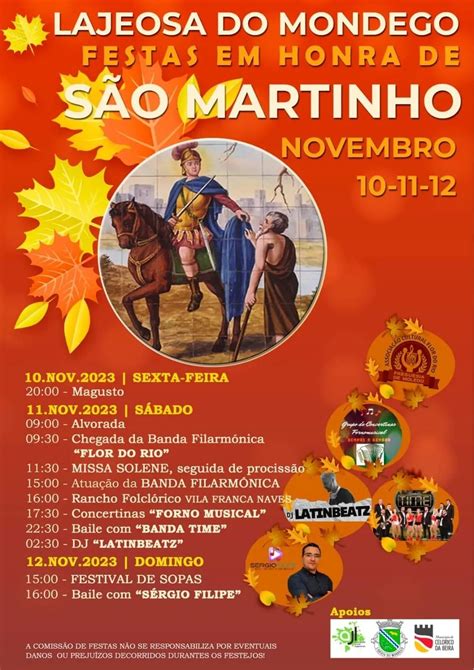 Festas de São Martinho 2025 na Lageosa do Mondego