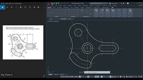 AutoCAD 2D Drawing Tutorial اوتوكاد YouTube