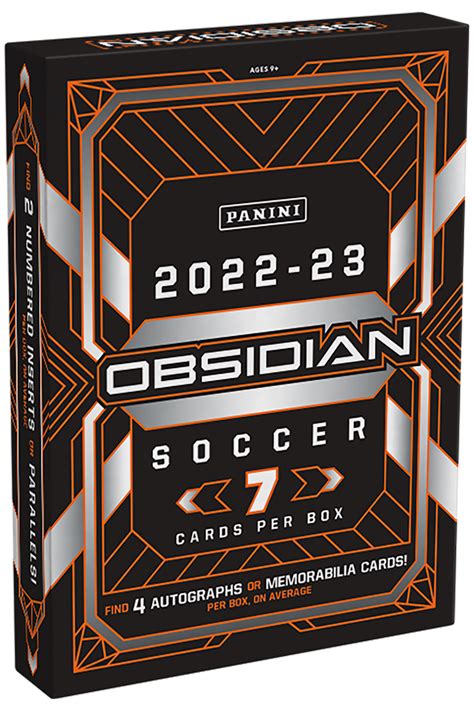 2022 23 Panini Obsidian Soccer Trading Card Box Hobby