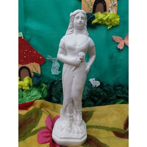 Estatua Orixa Pomba Gira Rosas Em Gesso Cru Cm Shopee Brasil