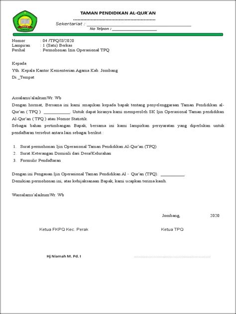 Contoh Surat Permohonan Izin Ke Kelurahan Surat Permohonan Desain