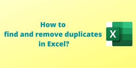 Easy How To Find And Remove Duplicates In Excel QuickExcel