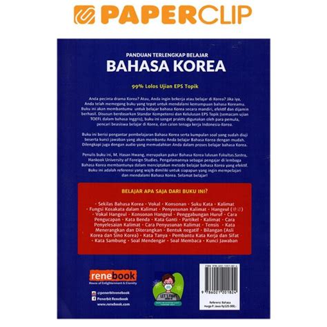 Jual PANDUAN TERLENGKAP BELAJAR BAHASA KOREA Shopee Indonesia