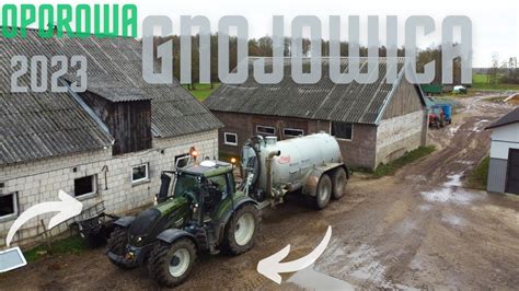 OPOROWY WYWÓZ GNOJOWICY 2023 Gr Smaka Valtra t254 Fliegl YouTube