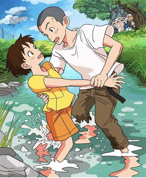Kanta And Satsuki Studio Ghibli Characters Studio Ghibli Art Studio