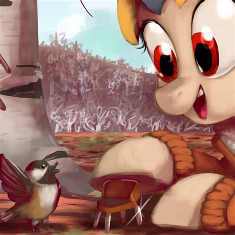 1055869 Artist Docwario Bird Chair Derpibooru Import Oc Oc Pia
