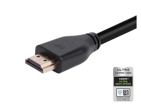 Monoprice 8K Certified Ultra High Speed HDMI 2 1 Cable 6 Feet Black