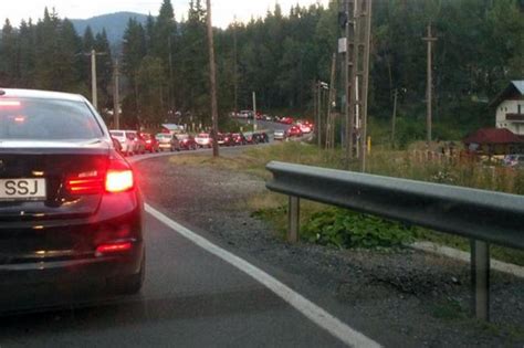 Accident pe DN1A la Cheia Trafic îngreunat Observatorul Prahovean