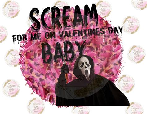 Scream Ghostface Valentine S Day Horror Movie Popular PNG Etsy