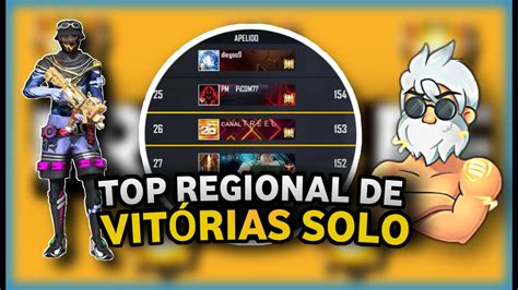 FREE FIRE AO VIVO REGIONAL DE VITÓRIAS SOLO DESAFIANTE RUMO AOS 9K