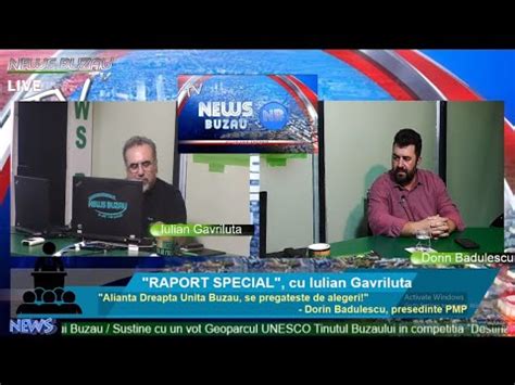 LIVE TV NEWS BUZAU Raport Special Cu Iulian Gavriluta Alianta