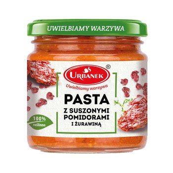 Pasta z suszonymi pomidorami i żurawiną 180g Urbanek Inny producent