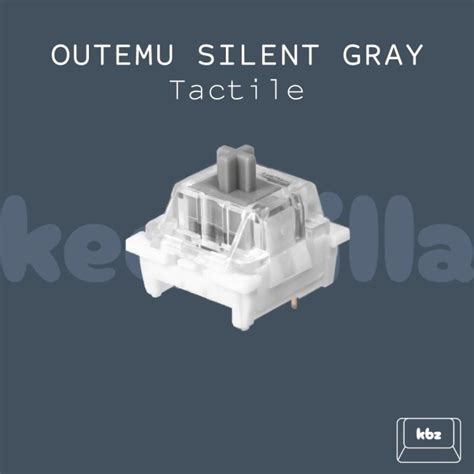 Outemu Silent Gray Tactile Switch Mechanical Keyboard Switch SMD LED 3