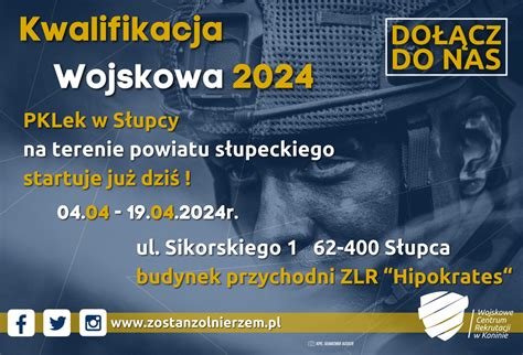 Rozpoczęcie kwalifikacji wojskowej w Słupcy Aktualności