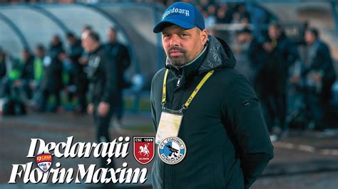 DECLARAŢII Florin Maxim înainte de CSC Şelimbăr Corvinul Hunedoara