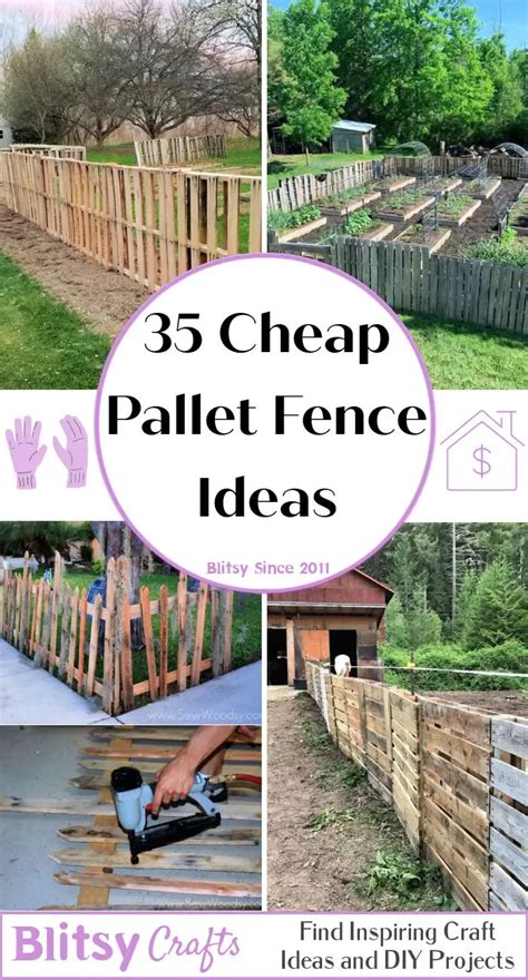 Cheap Pallet Fence Ideas To Build Yours At In Pallet Fence
