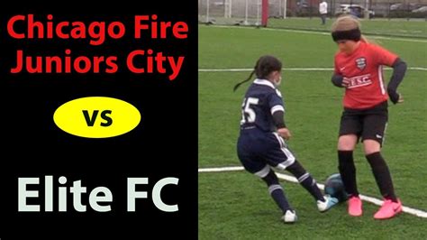 U9 Girls Soccer Game Highlights Chicago Fire Juniors City U9 Vs Elite