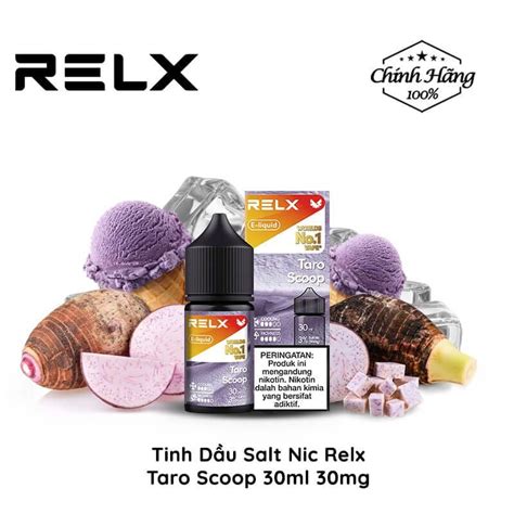 Relx Taro Scoop Salt 30ml Tinh Dầu Vape Chính Hãng Giao Nhanh HCM