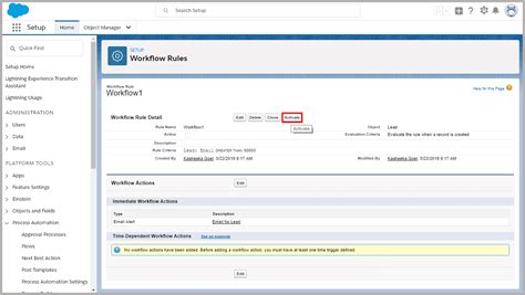 Workflow In Salesforce Workflow Rules Explained In Detail