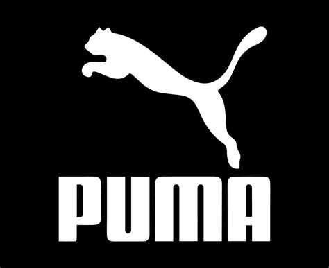 Puma Logo White Symbol With Name Clothes Design Icon Abstract Football