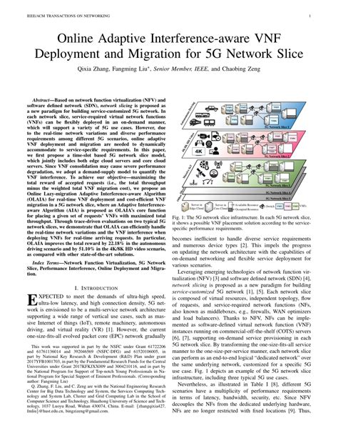 pdf online adaptive interference aware vnf deployment and migration for 5g network slice