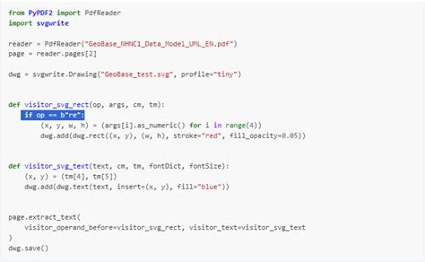 Pypdf Pypdf Extract Rectangles And Texts Into A Svg File Stack