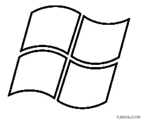 Microsoft Logo Coloring Page Turkau