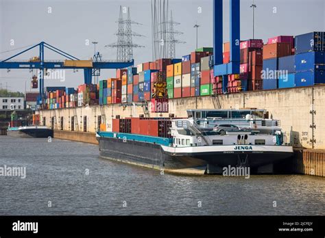 Duisburg Nordrhein Westfalen Deutschland Duisburg Port Container